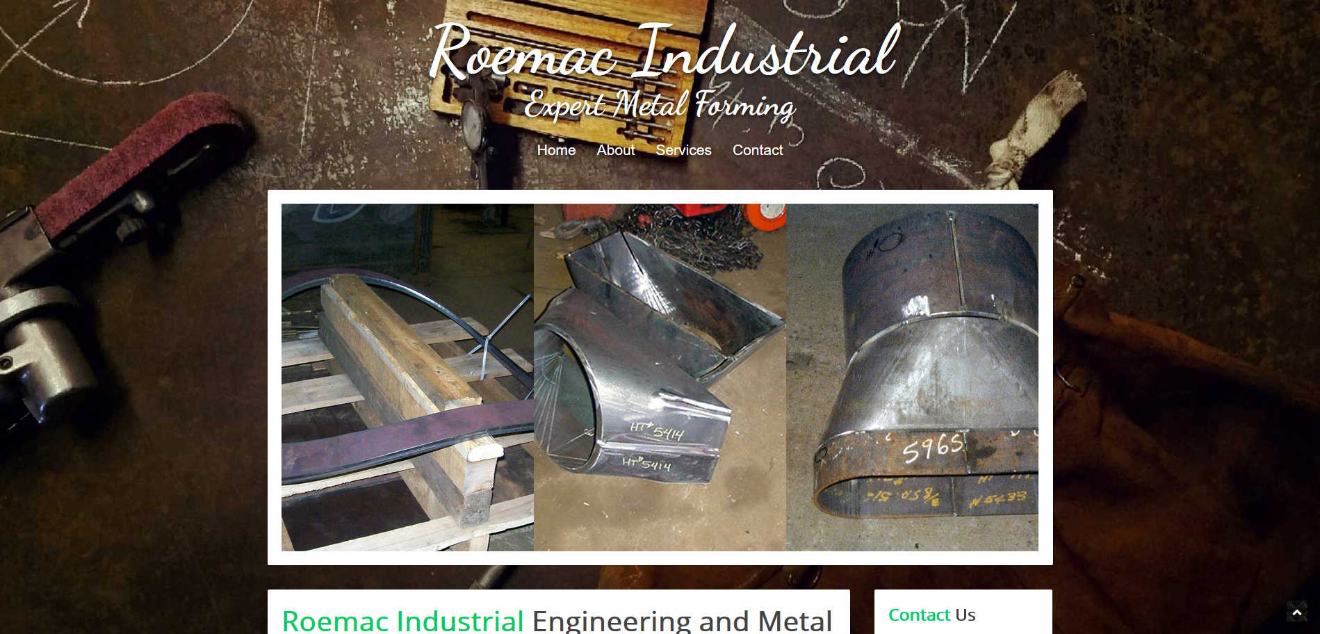 Industrial: Metal Forming Company Website | Buffalo Web